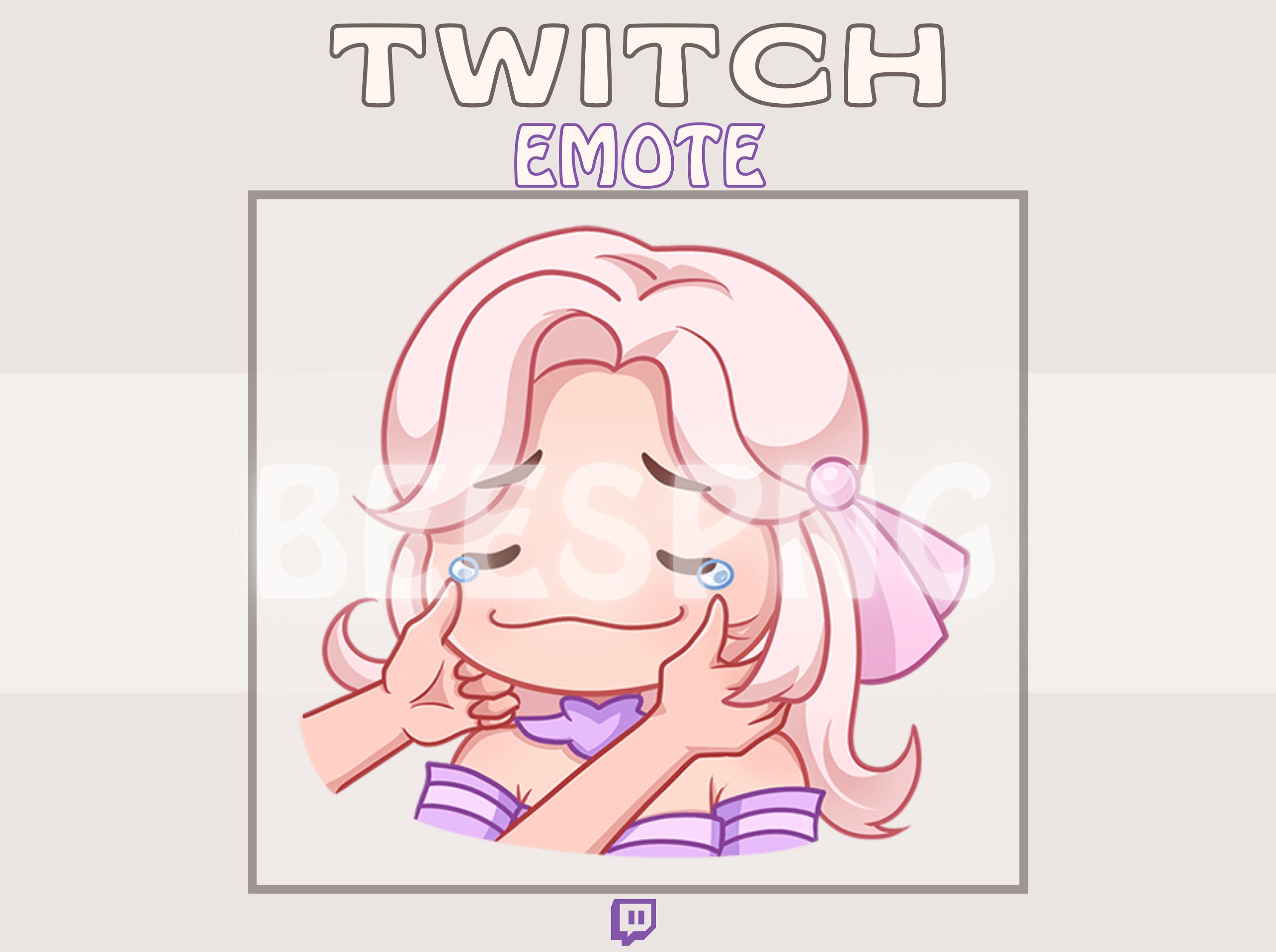 Twitch Emote daisy Uwu'' Emotes for Twitch Cute Emote, Meme Emote, Girl ...