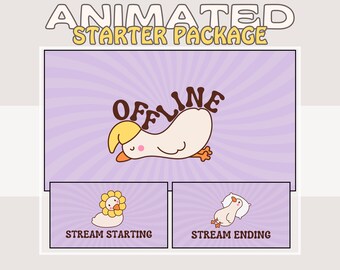 Paper Love ‣ Animated Twitch Overlay ‣ Starter Package | Animated ...