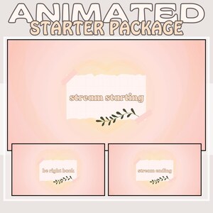 Paper Love ‣ Animated Twitch Overlay ‣ Starter Package | Animated ...