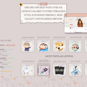 Paper Love ‣ Animated Twitch Overlay ‣ Starter Package | Animated ...