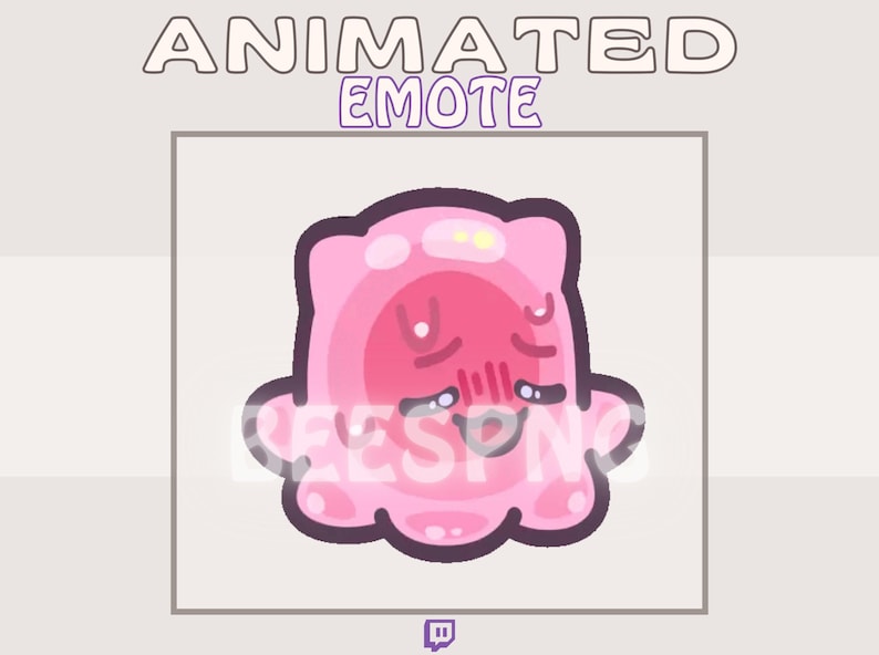 Cute Jelly » Twitch Emote » Animated [ Instant Download ] // Stream ...