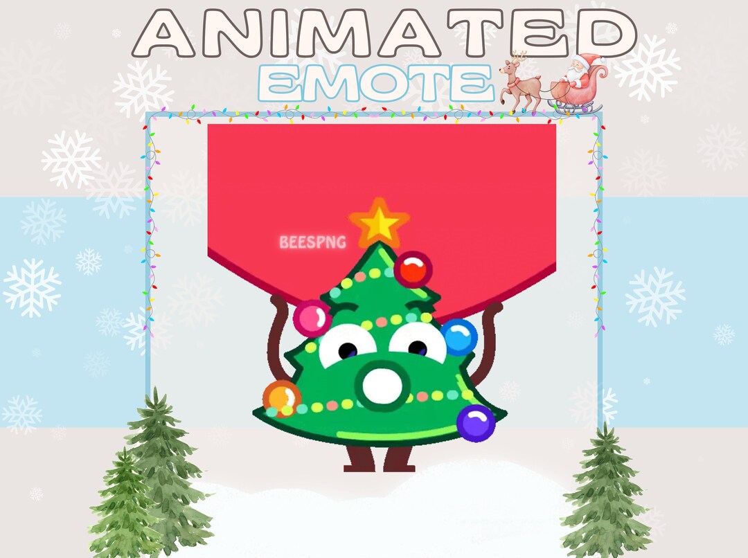 Animated Emote » Tree Topper » Instant Download | Christmas Stream ...