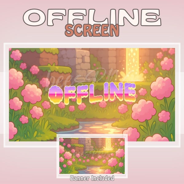 Kick Offline Banner - Etsy