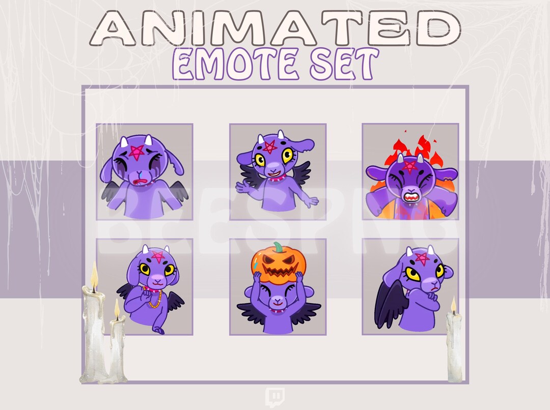 Animated Emote Pack » Baphomet » Halloween Emotes | Baphomet Emotes ...