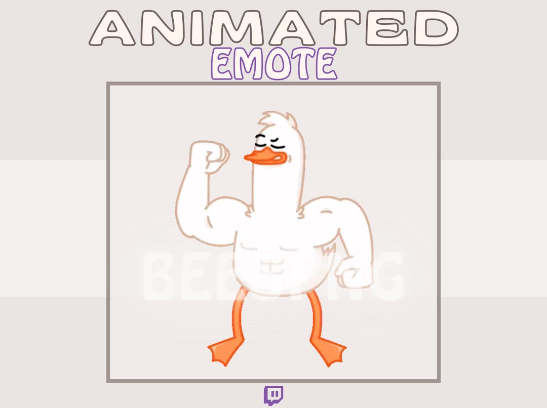 Animated Emote » Goose Flex » Instant Download | Stream Assets ...