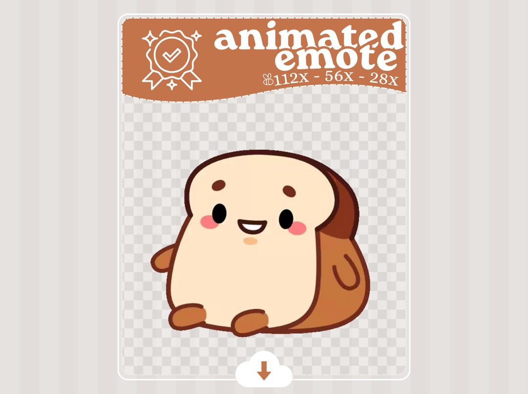 Bread BONK · Animated Emote · Twitch · Discord - Etsy