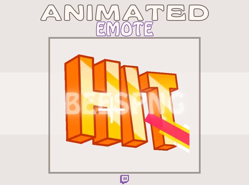HIT » Twitch Emote » Animated [ Text ] // Stream Assets • Discord Emoji ...
