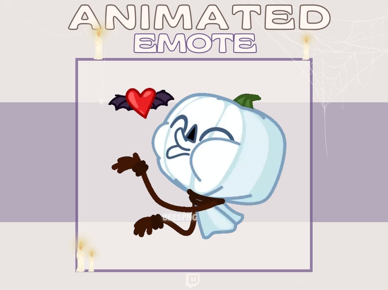 Animated Twitch Emote » Mwaahh » Halloween Emotes | Pumpkin Emote ...