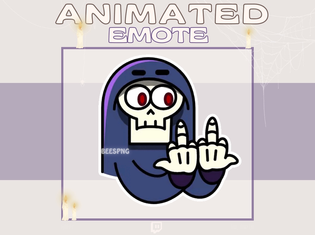 Animated Twitch Emote » 206 Bones » Halloween Emotes | Skeleton Emote ...