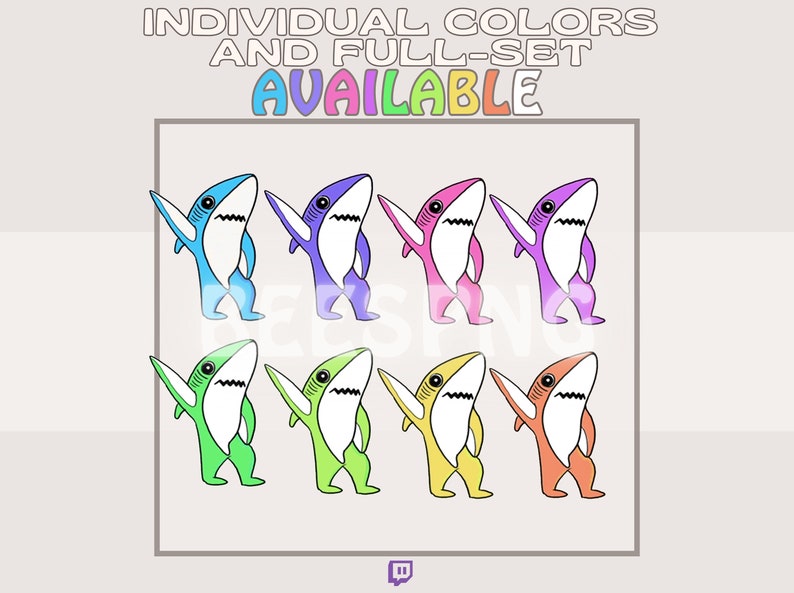 Animated Twitch Emote dancing Shark'' Emotes for Twitch Shark Emotes ...