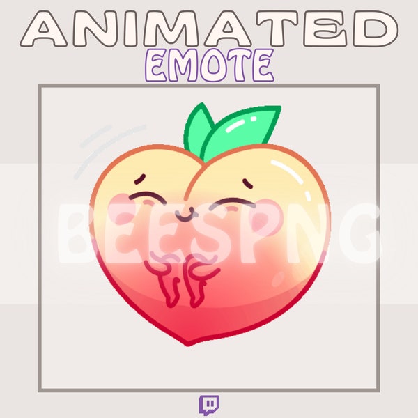 Animated Peach Emotes - Etsy