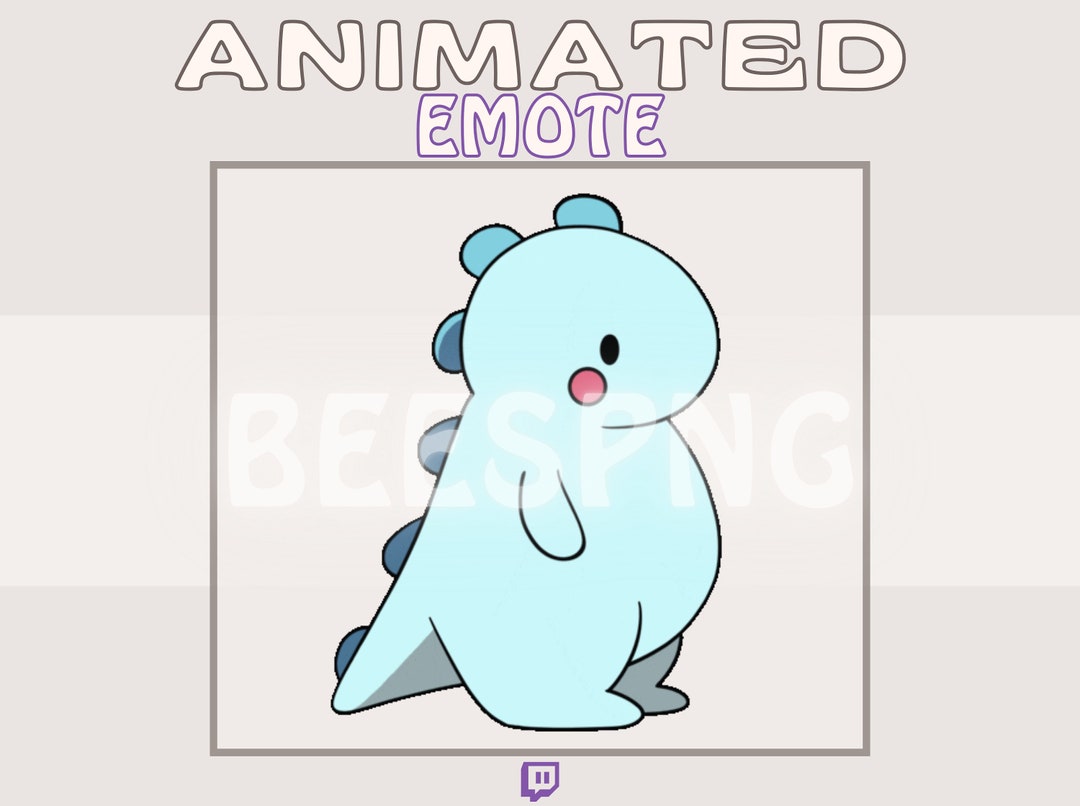 Animated Twitch Emote » "dancing Dino, Light Blue'' » Emotes for Twitch ...