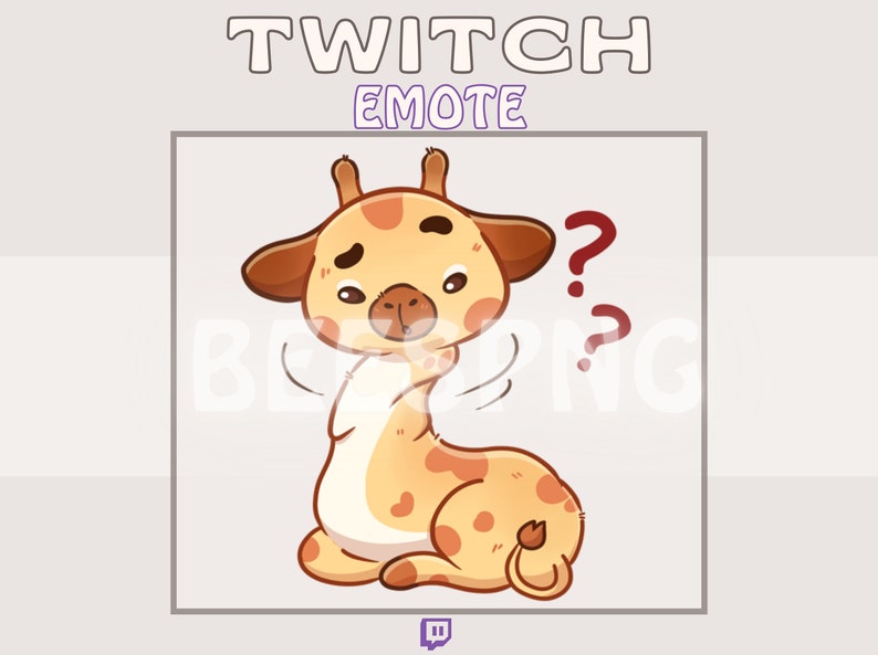 Twitch Emote » "neck Turn ? '' » Emotes for Twitch | Giraffe Emote ...