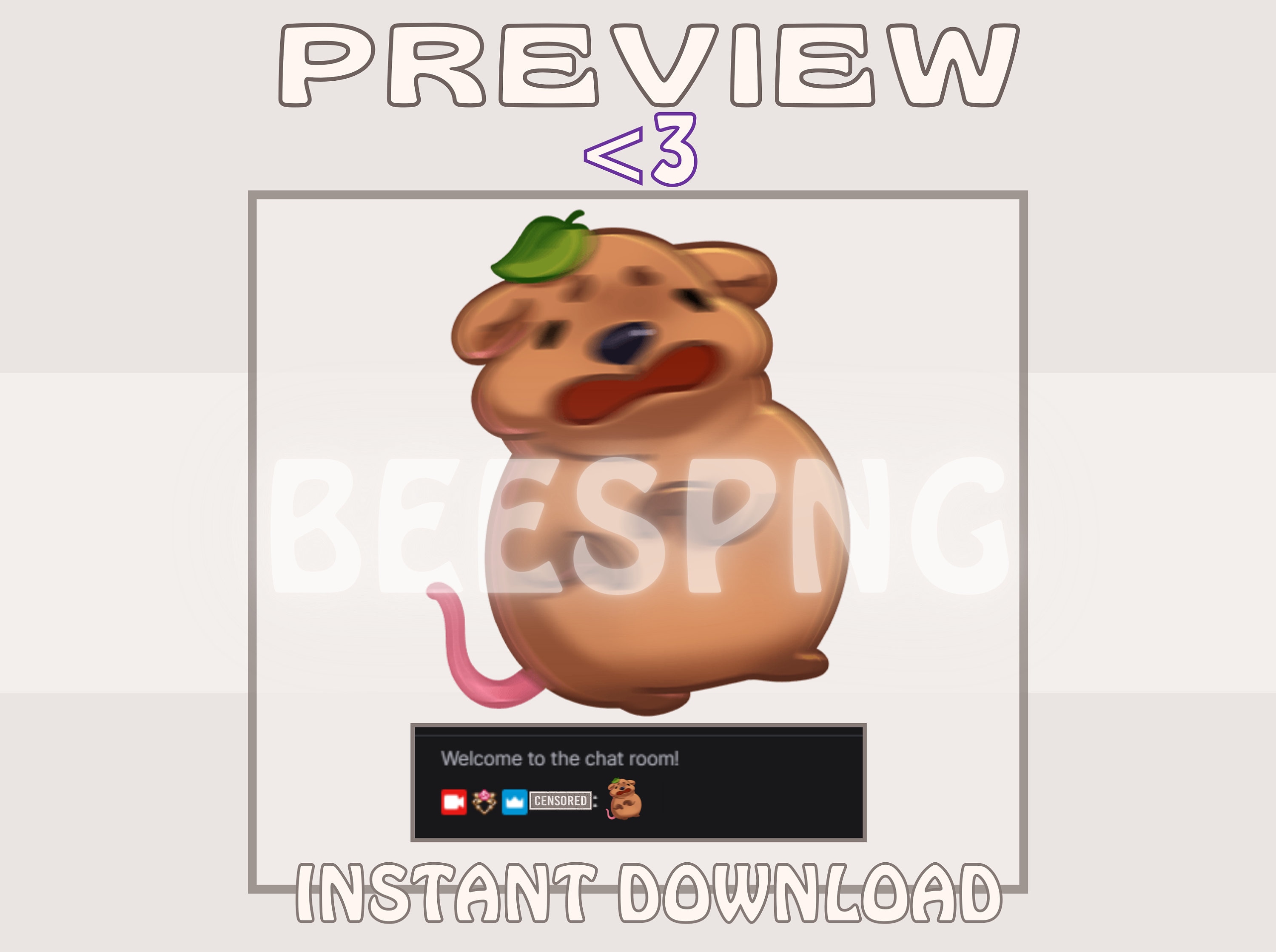 Twitch Emote aaahh.'' Emotes for Twitch Cute Emote, Meme Emote, Funny ...