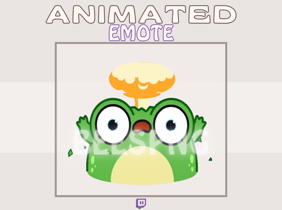 Animated Twitch Emote » "mindblown'' » Emotes for Twitch | Frog Emote ...