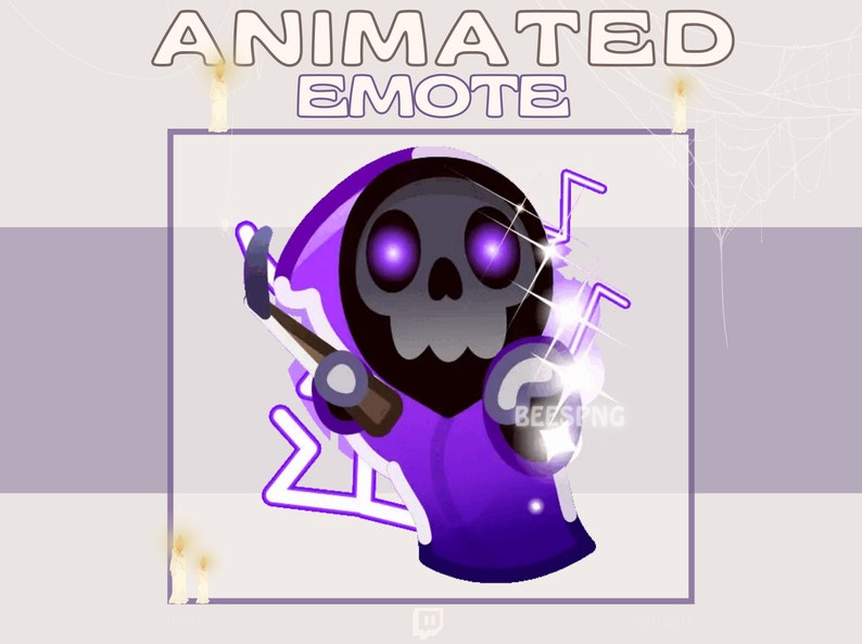 Animated Twitch Emote » Soul Skull » Halloween Emotes | Reaper Emote ...