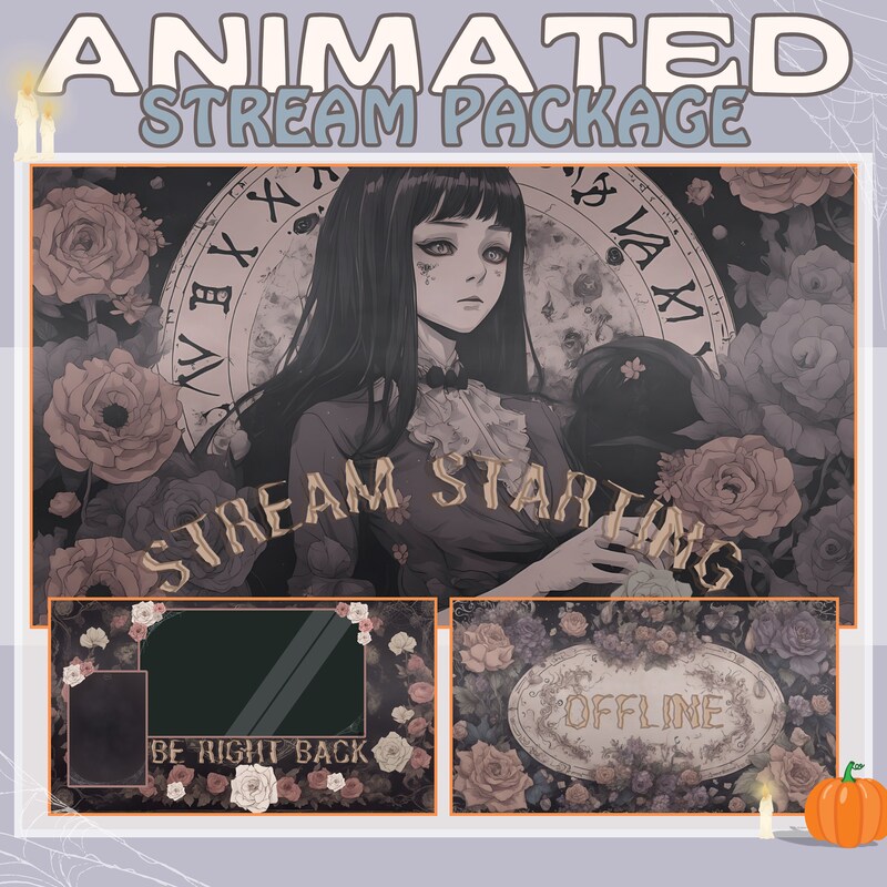 Halloween Twitch Overlay - Etsy