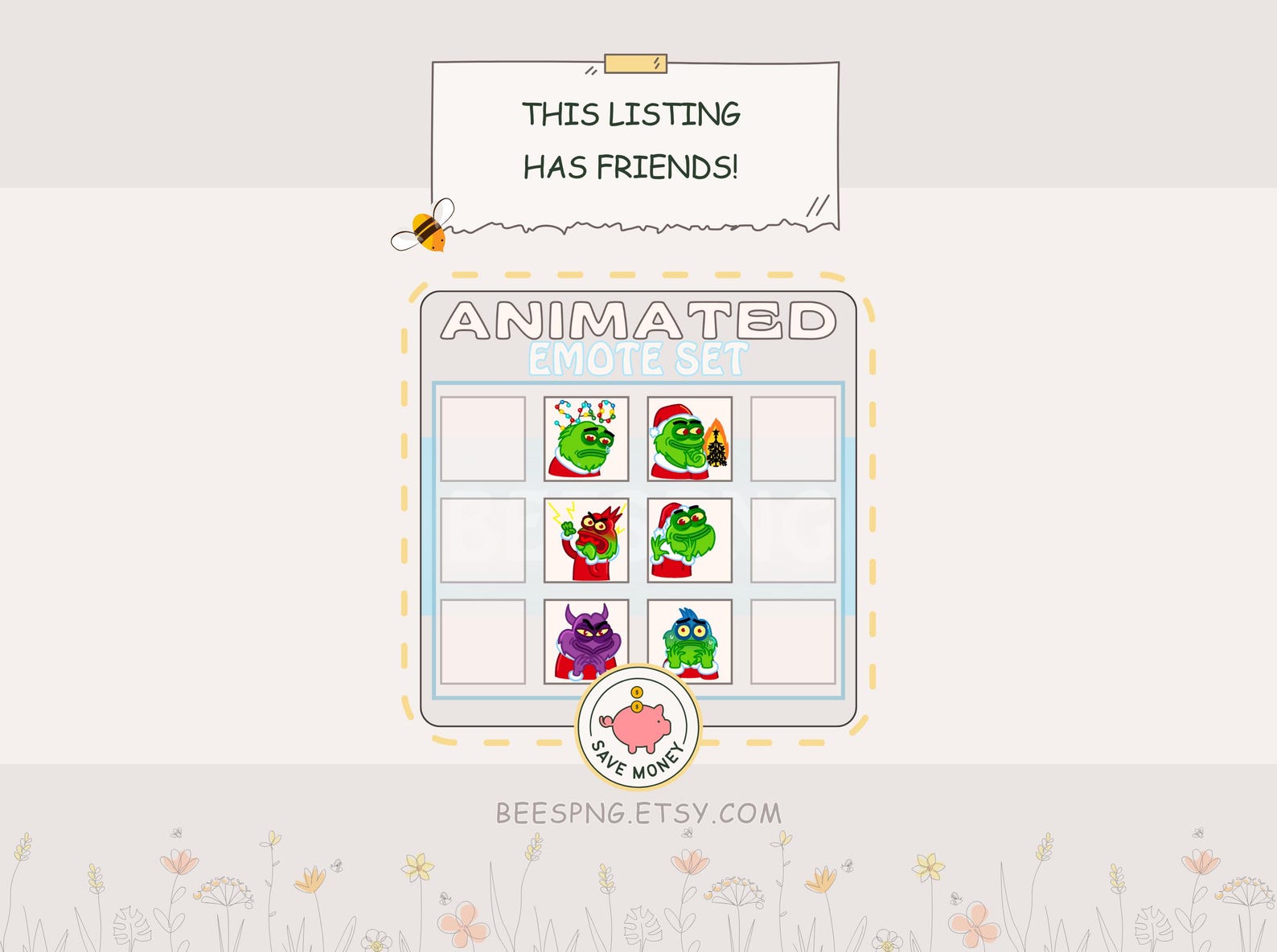 Holiday Sadness » Animated Christmas Pepe Emote » Available in Set | # ...