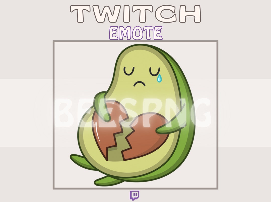 Twitch Emote » "sad Cado'' » Emotes for Twitch | Cute Emote, Meme Emote ...