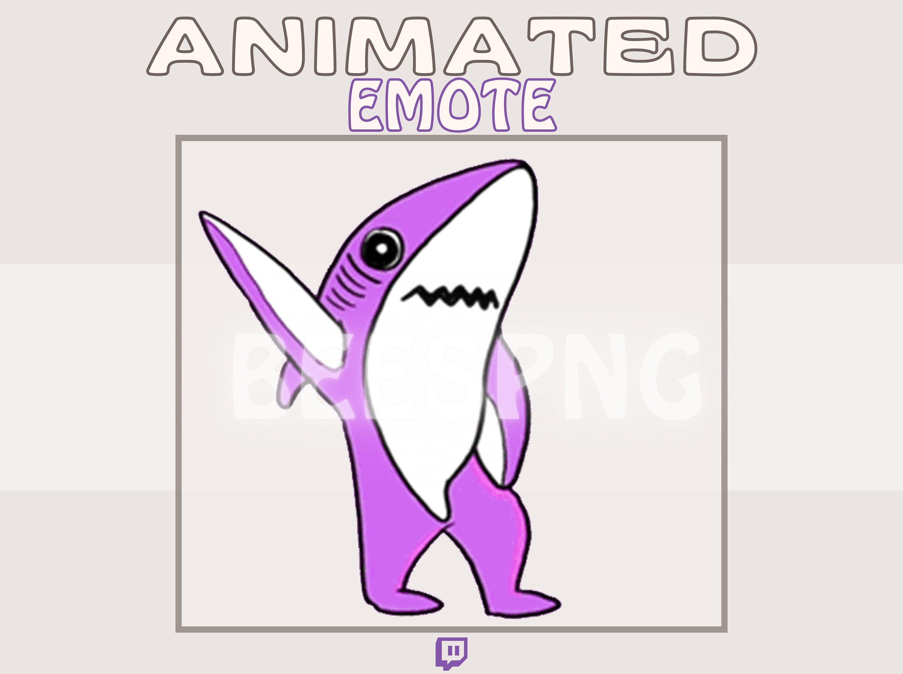 Animated Twitch Emote » "dancing Shark'' » Emotes for Twitch | Shark ...