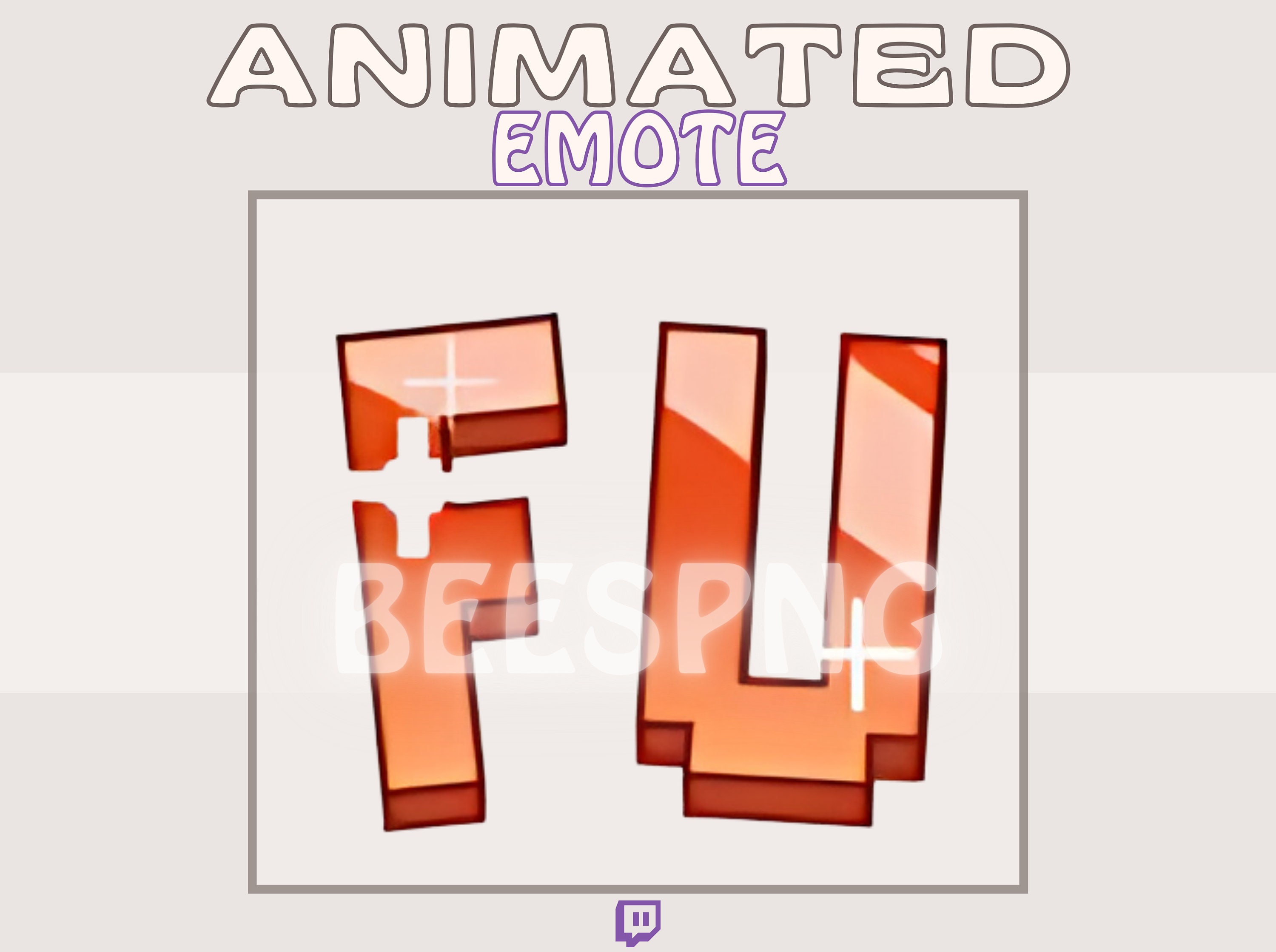 Animated Twitch Emote » F.U » Text Emotes | F. U. Emote, Text Emotes ...