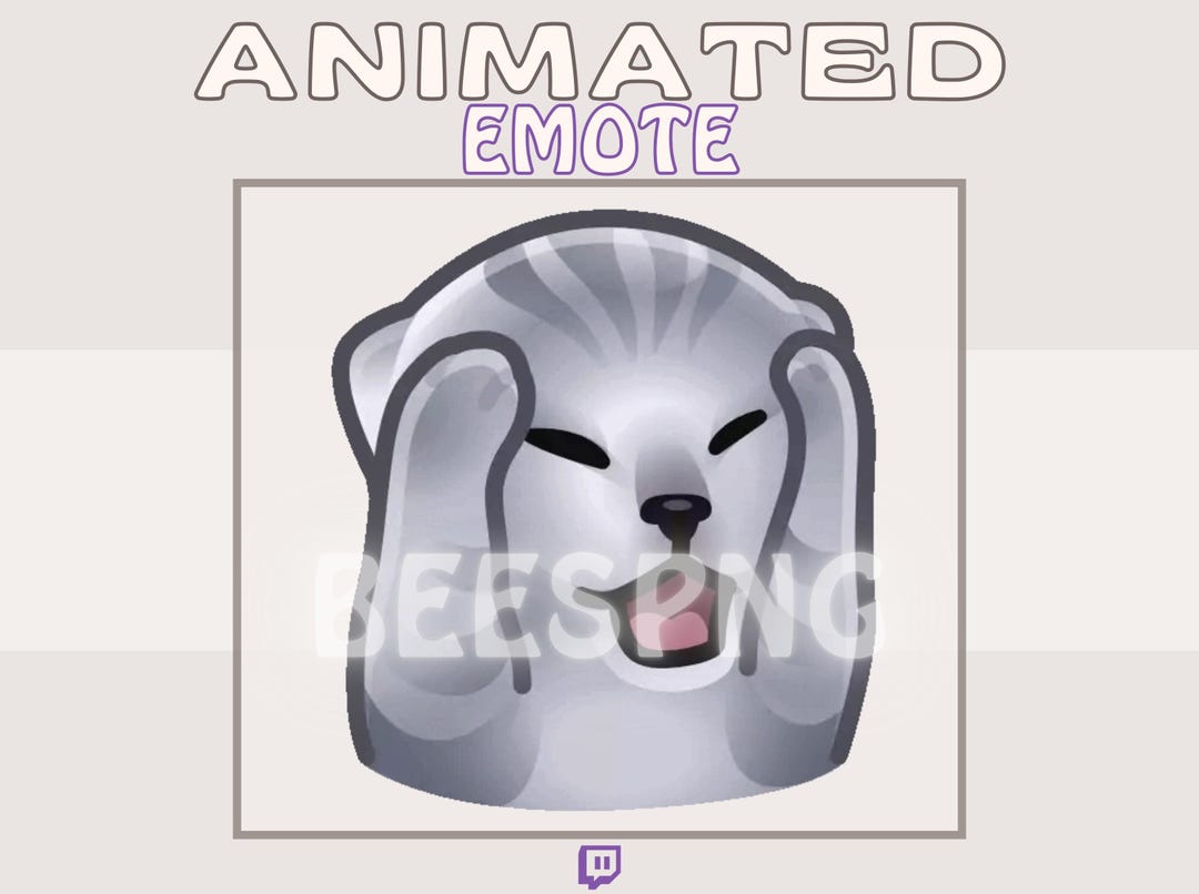 Animated Twitch Emote ''crashout Cat'' Emotes for Twitch Cat Emotes ...