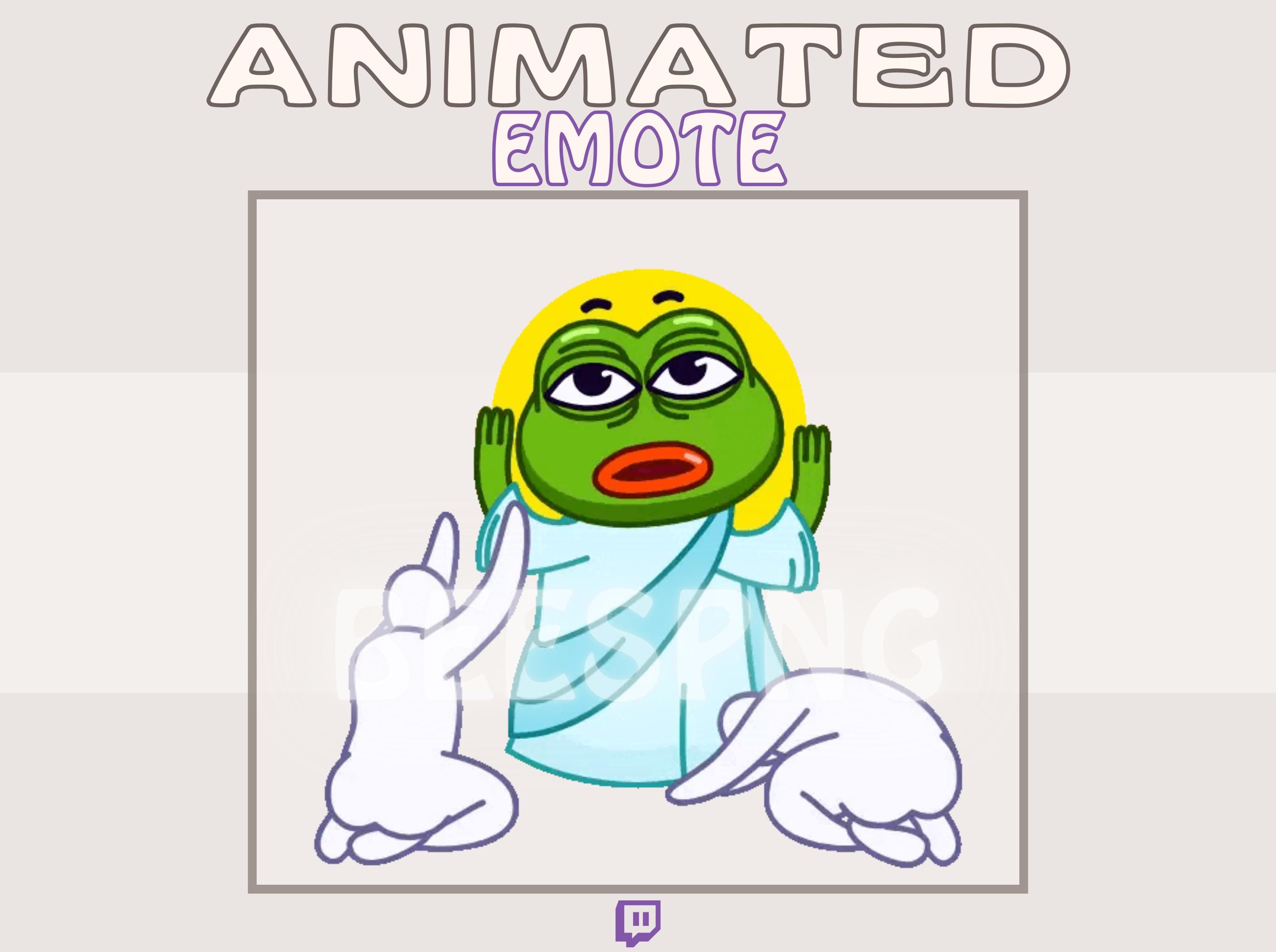 Praise » Animated Pepe Emote for Twitch, Kick, & Discord » Available in ...