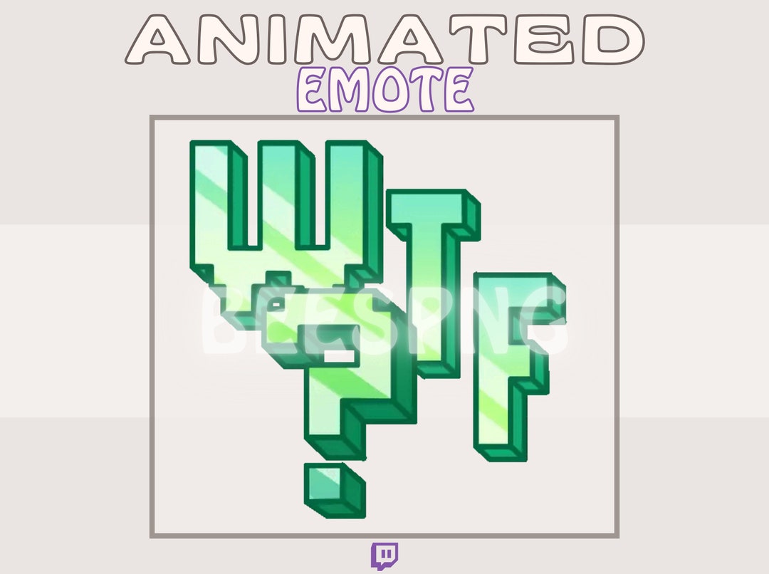 Animated Twitch Emote » WTF » Text Emotes | WTF Emote, Text Emotes ...
