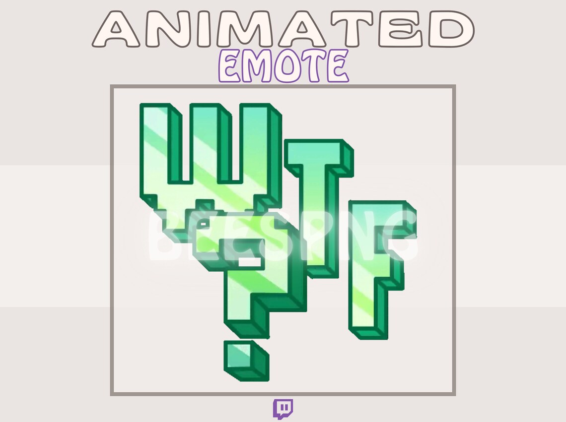 Animated Twitch Emote » WTF » Text Emotes | WTF Emote, Text Emotes ...