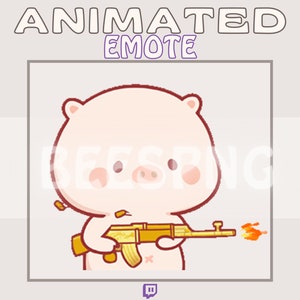 Animated Twitch Emote » ''piggy AK'' » Emotes for Twitch | Cute Emotes ...