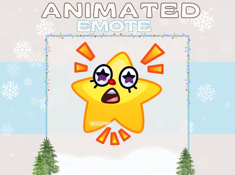 Hype Star » Animated Christmas Emote for Twitch, Kick, & Discord ...