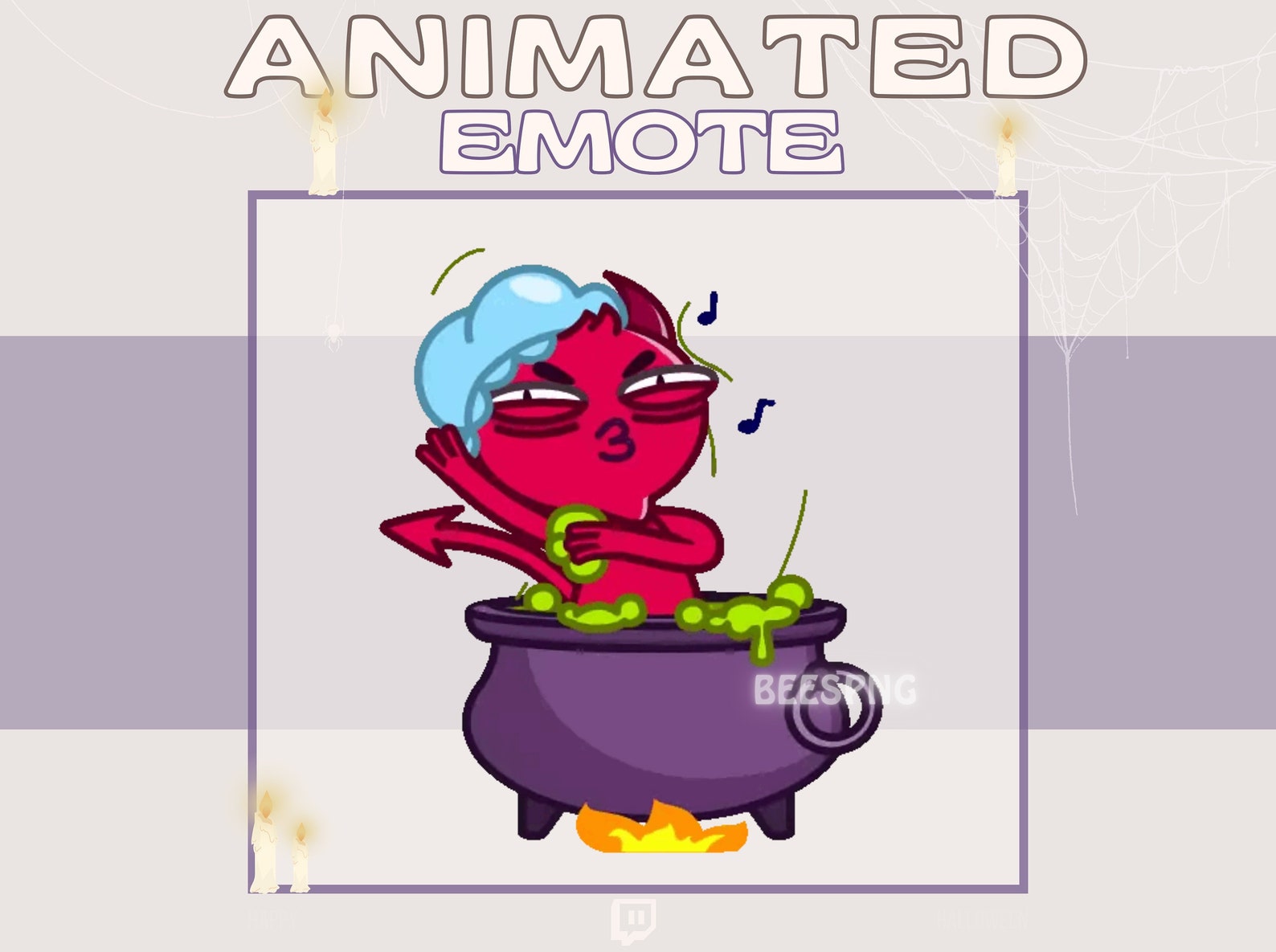 Animated Twitch Emote » Witches Brew » Halloween Emotes | Devil Emote ...