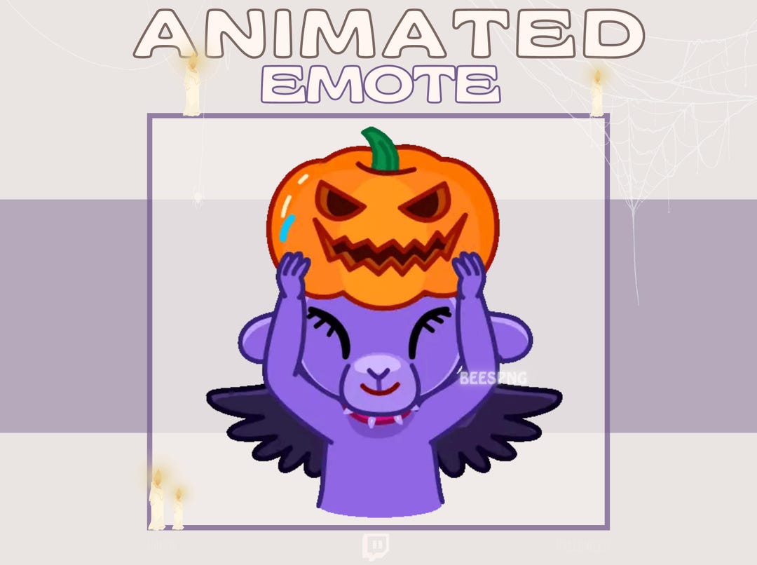 Halloween Spirit Animated Emote for Twitch, Discord (GIF .zip) - Etsy