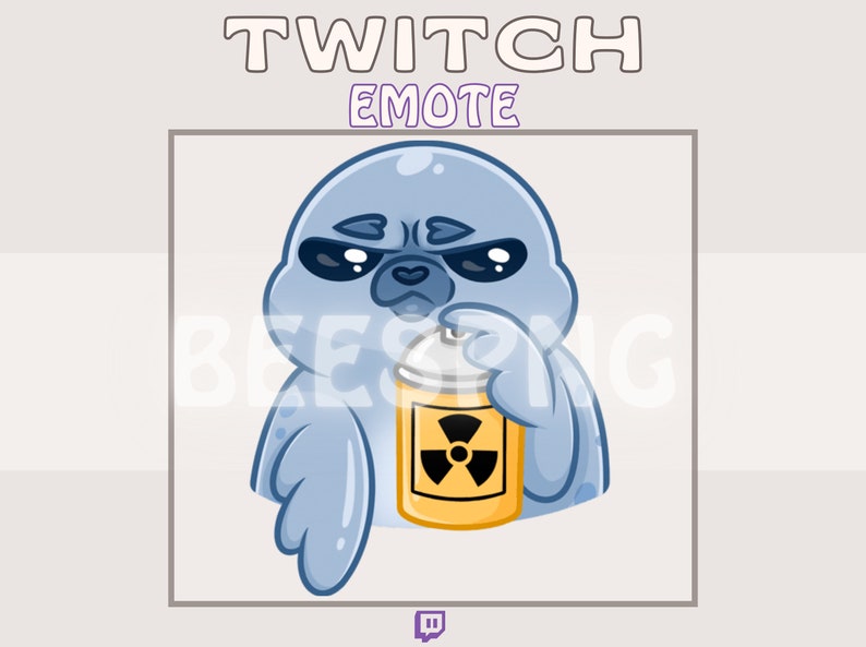 Twitch Emote » "toxic'' » Emotes for Twitch | Seal Emote, Toxic Emote ...