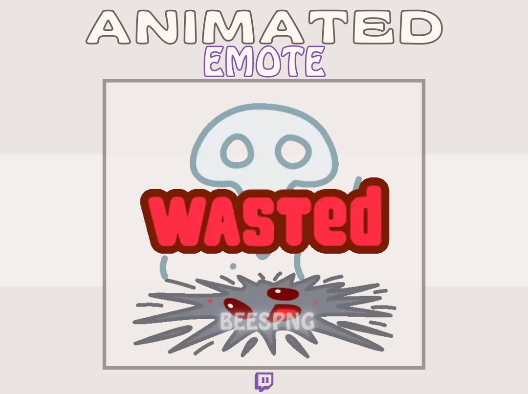Animated Twitch Emote » ''wasted'' » Emotes for Twitch | Dead Emotes ...