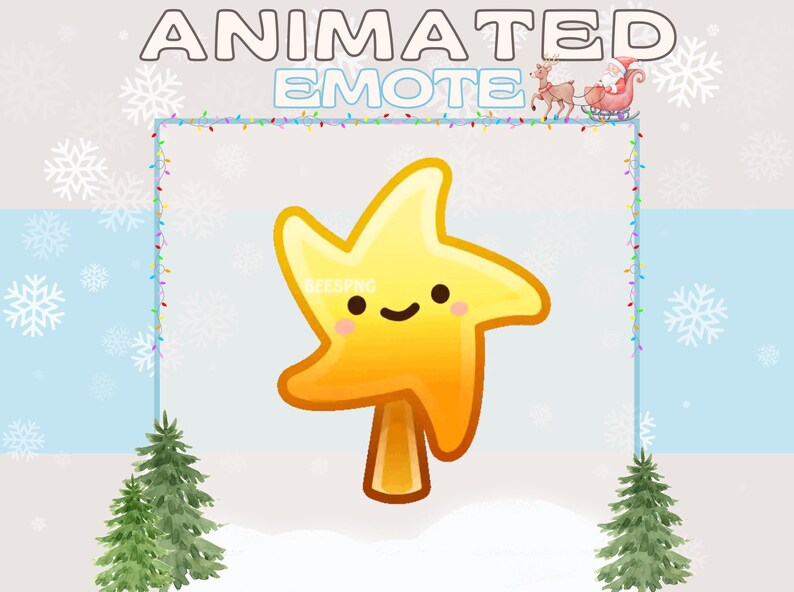 Animated Emote » Star Topper Shimmy » Twitch Emotes, Christmas Emotes ...