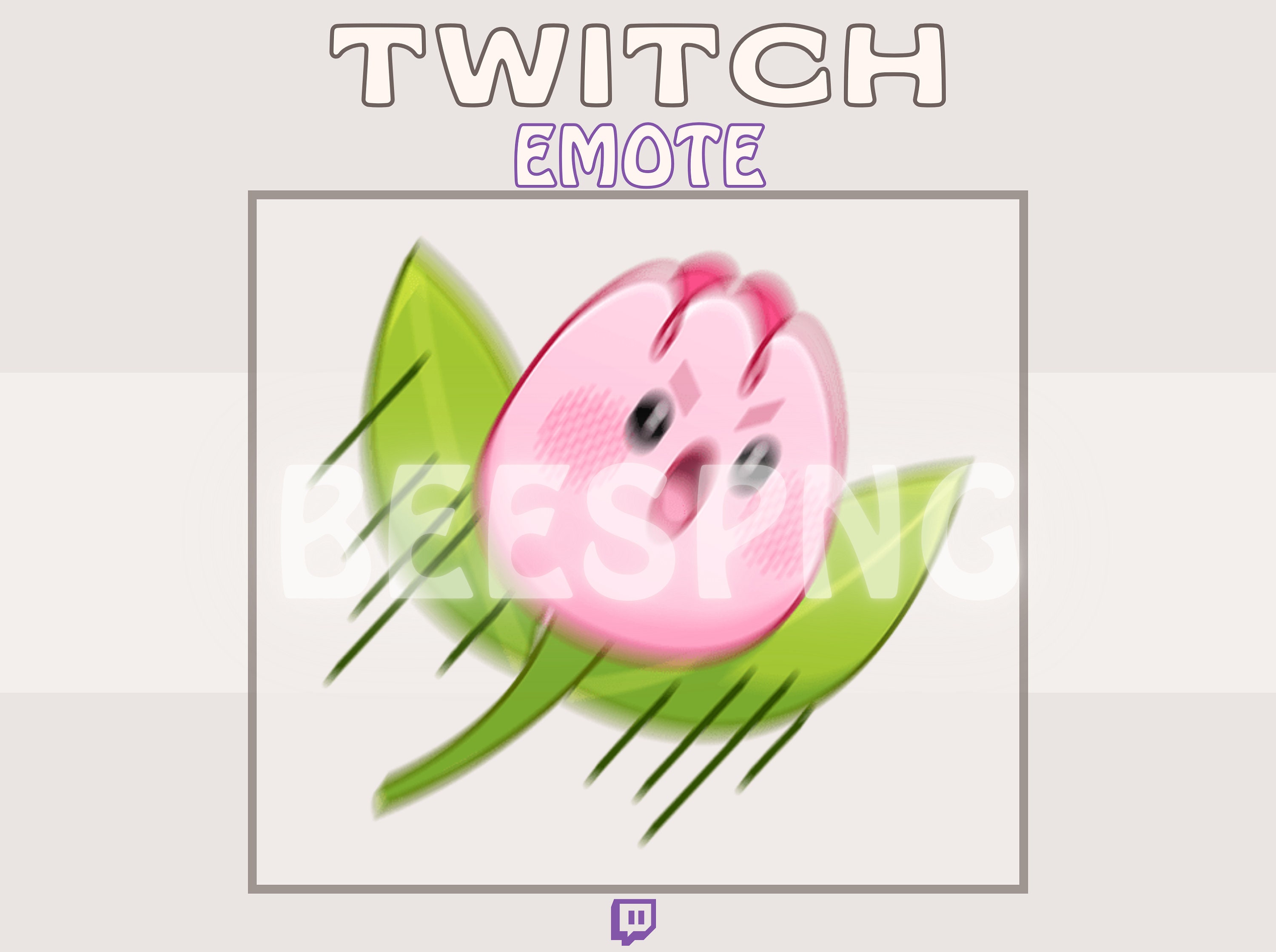 Twitch Emote floral Pounce'' Emotes for Twitch Cute Emotes, Flower ...