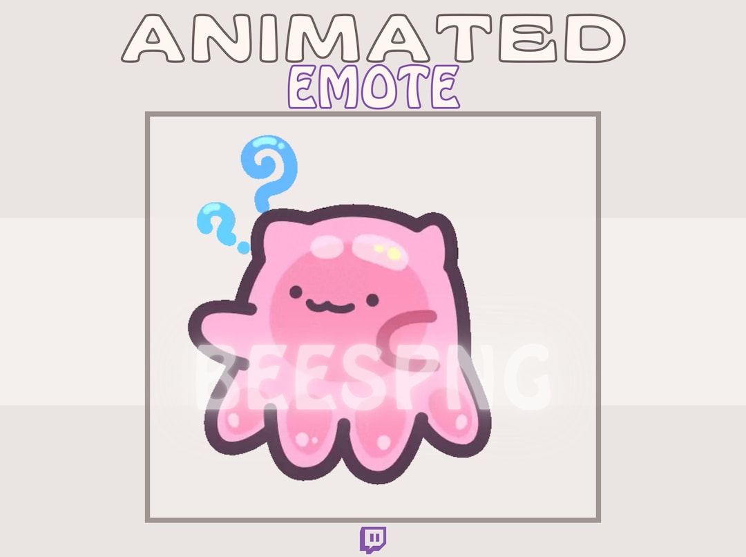Animated Twitch Emote » "hmm? Huh?'' » Emotes for Twitch | Jelly Squid ...