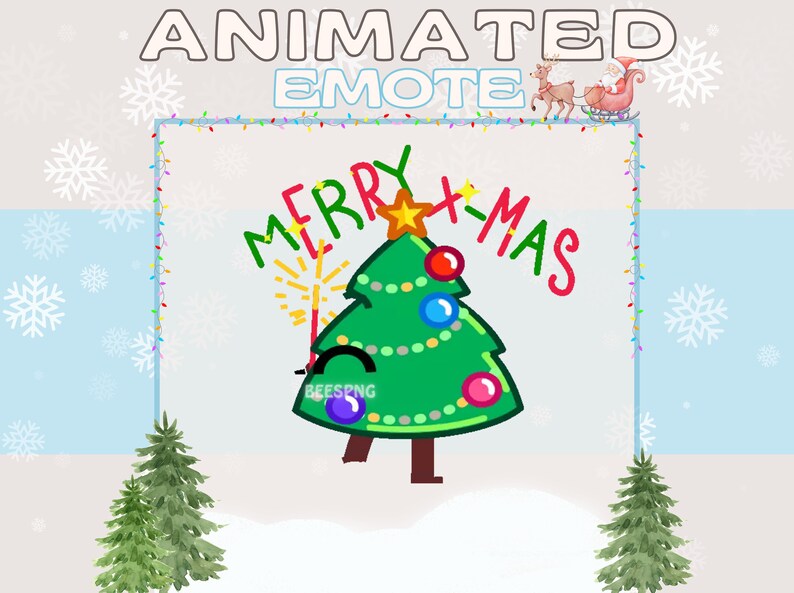 Animated Twitch Emote » ''merry XMAS'' » Emotes for Twitch | Christmas ...