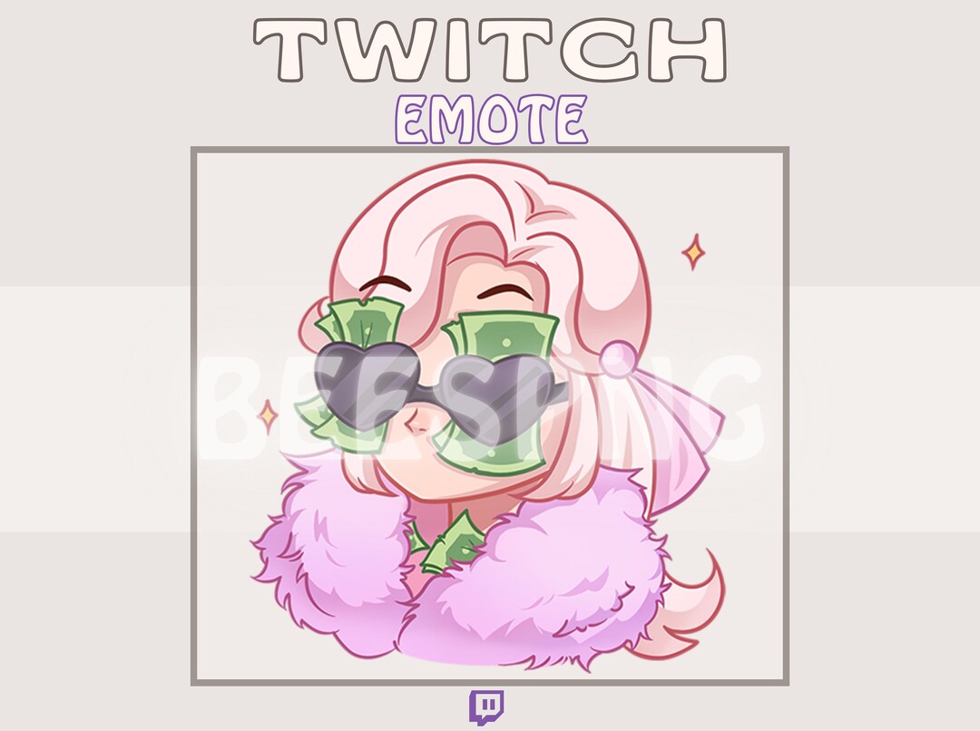 Twitch Emote » "daisy Monies'' » Emotes for Twitch | Cute Emote, Meme ...