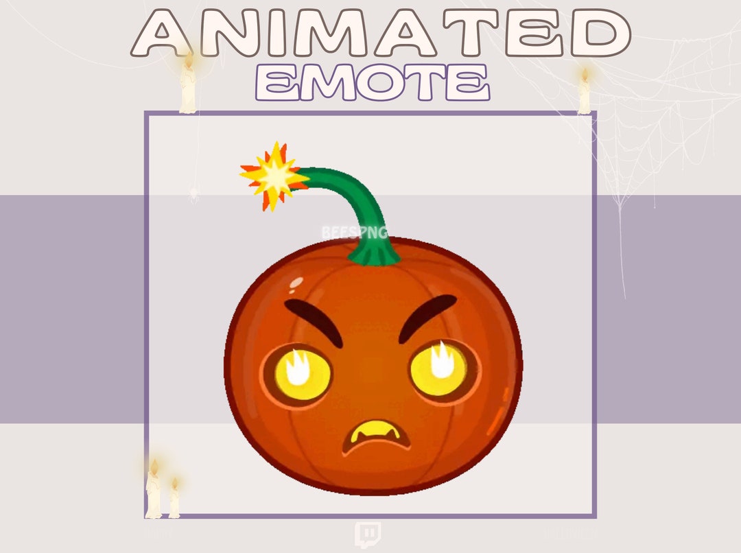Animated Twitch Emote » Pumpkin Bomb » Halloween Emotes | Pumpkin Emote ...