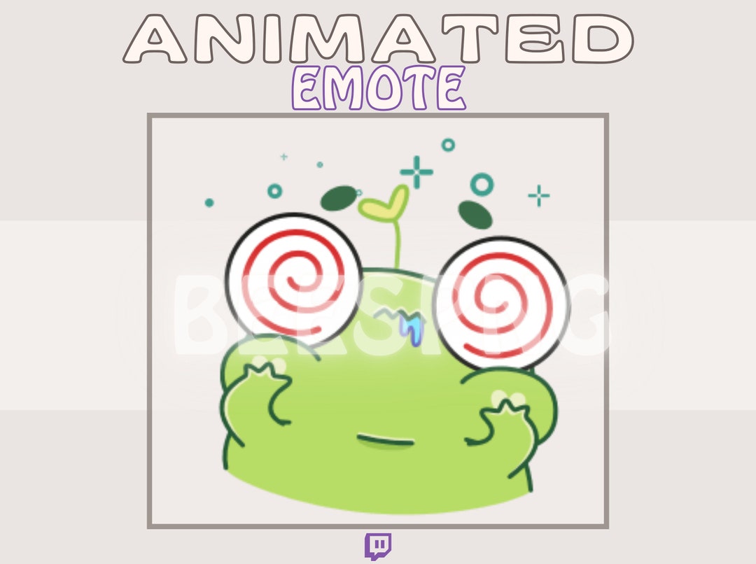 Animated Twitch Emote » ''kawaii Frog Dizzy'' » Emotes for Twitch ...
