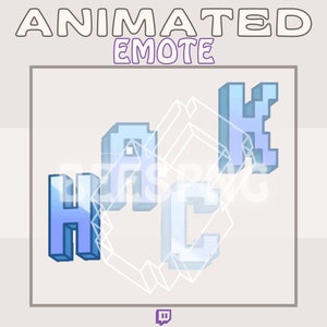 Animated Twitch Emote » HACK » Text Emotes | Hacked Emote, Text Emotes ...