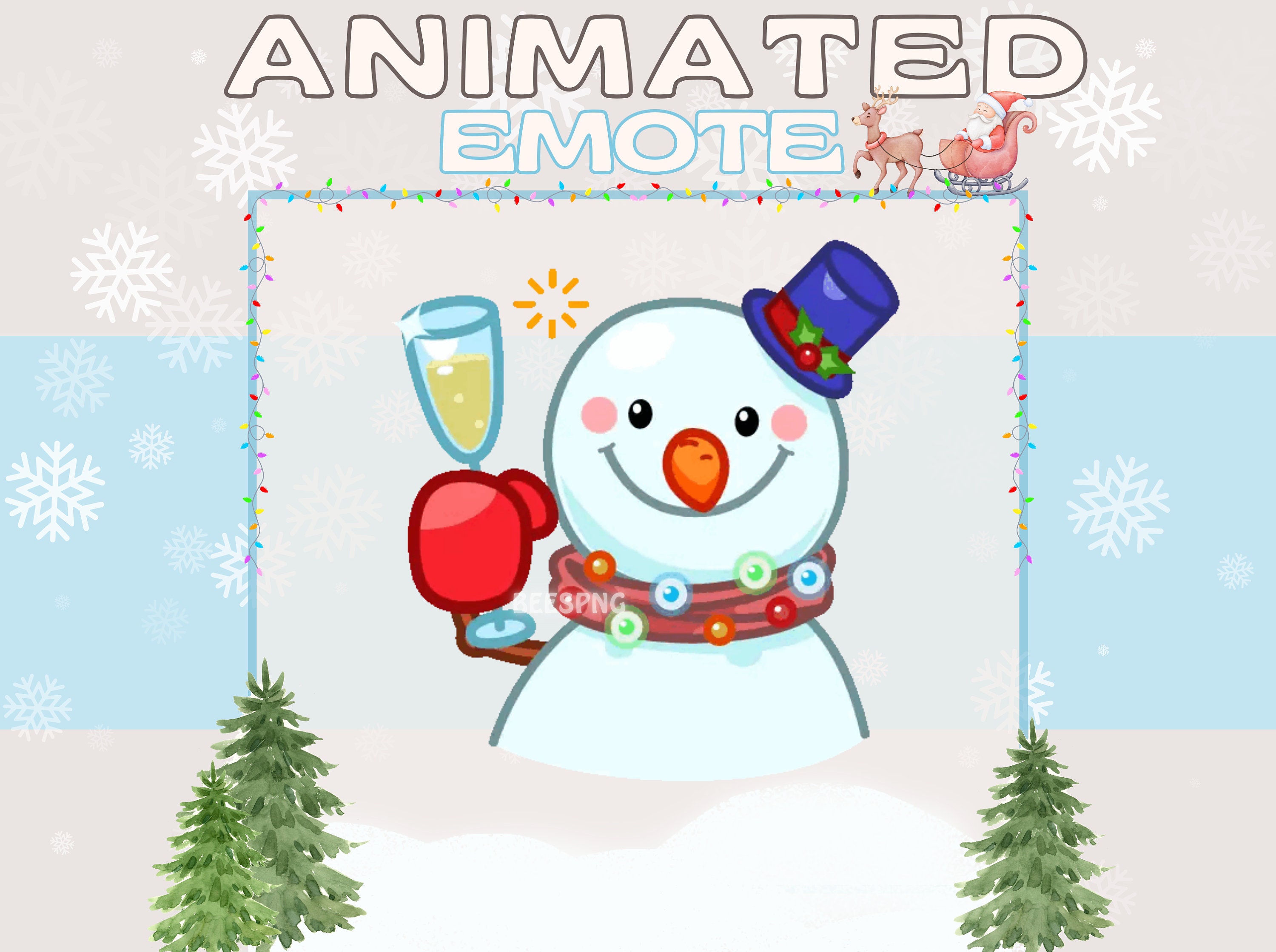 Animated Twitch Emote » ''cheers'' » Emotes for Twitch | Christmas ...