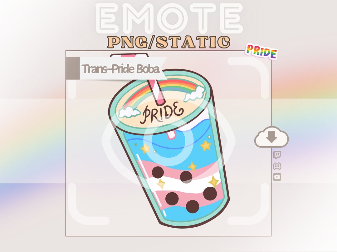 Twitch Emote » ''transgender Boba Pride'' » Emotes for Twitch |pride ...