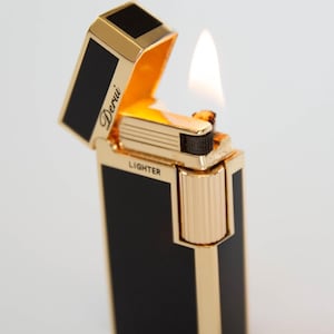 Classic Vintage Vibe Lighter - Uses Liquid Lighter Fluid and Common ...