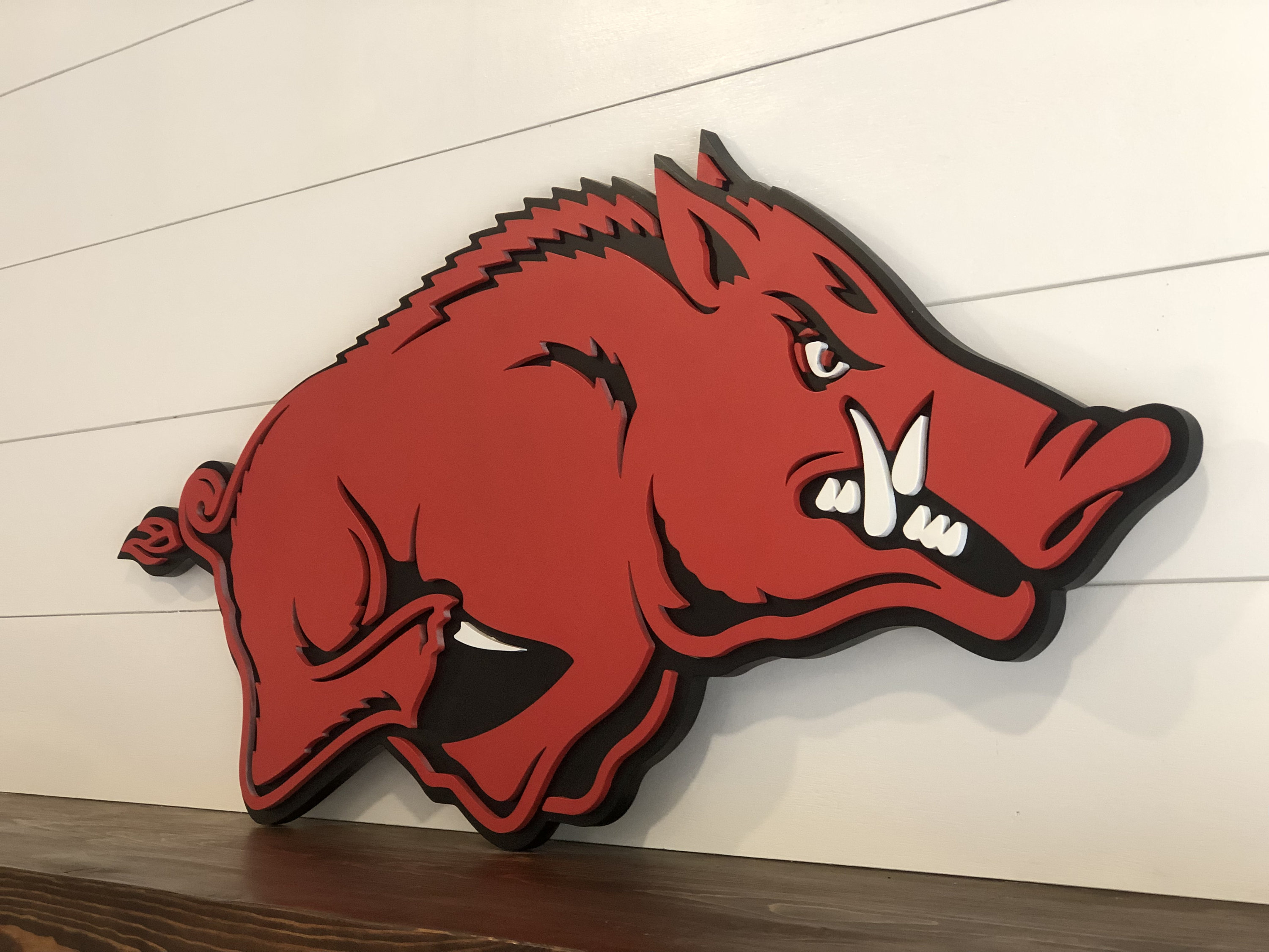 Arkansas Razorbacks Sign Hand Painted Officially Licensed College ...