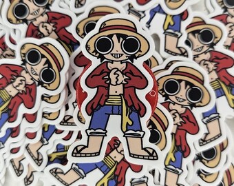 Sticker One Piece Luffy - Etsy