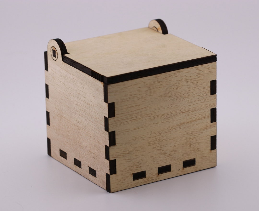 Unfinished Laser Cut Wood Box - Etsy