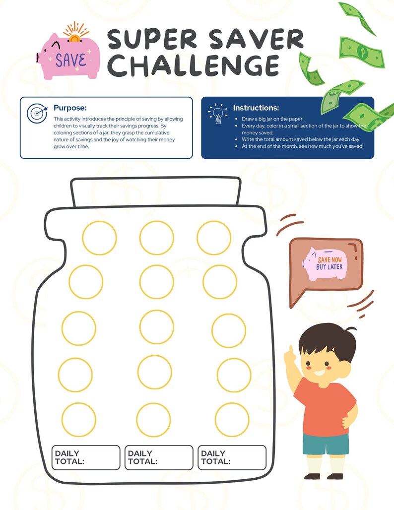 Save. Spend. Give. Money Management for Kids - Etsy